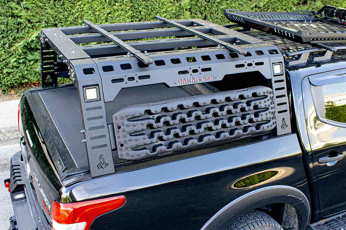 Fiat Fullback Dakar Tent Rollbar Bed Rack 2016 and Later - Omsa Line