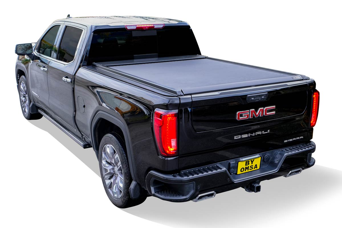 GMC Sierra 1500 Omback Sliding Trunk Lid Black 2019 and Later - Omsa Line