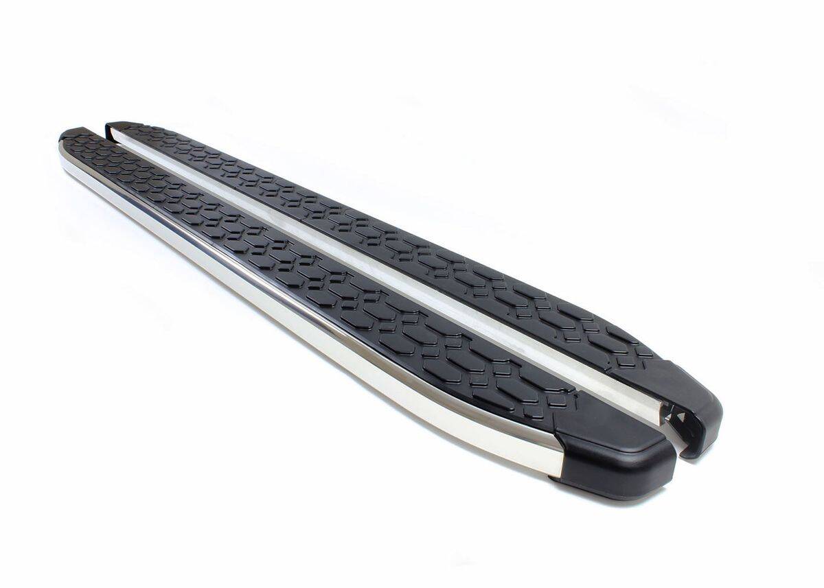 OMSA MG ZS EV Blackline Side Step Chrome 2021 and After - Omsa Line