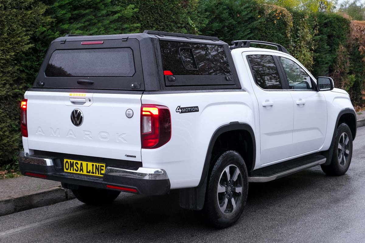 OMSA Ford Ranger Omcap Glass Cabin Stainless Steel Sliding Side Windows ...