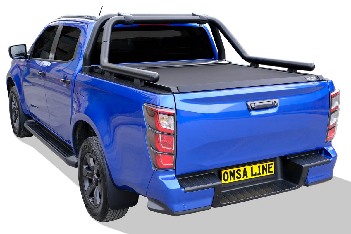 OMSA Isuzu D-Max Cobra Roll Bar Diameter:60 Black 2021 and After - Omsa ...