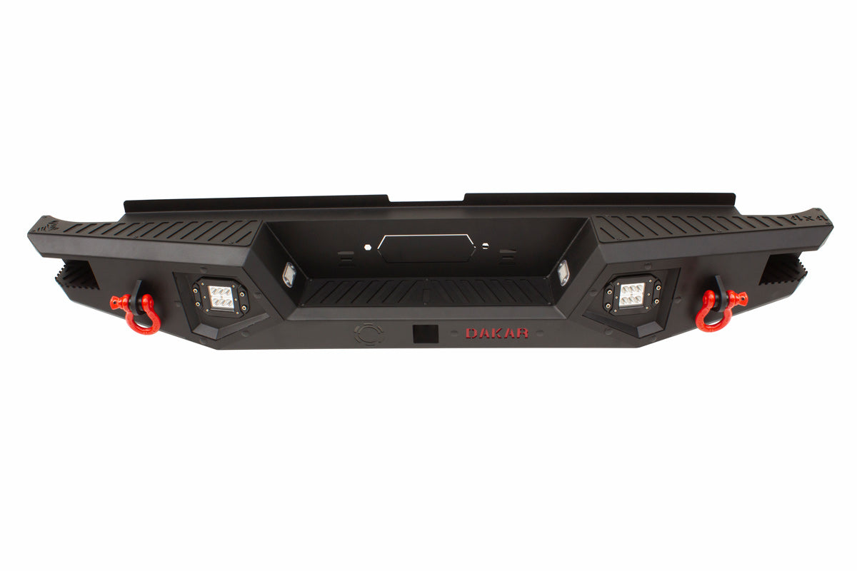 OMSA Mitsubishi L200 Dakar V2 Steel Rear Bumper LED Sensor-Sensorless ...