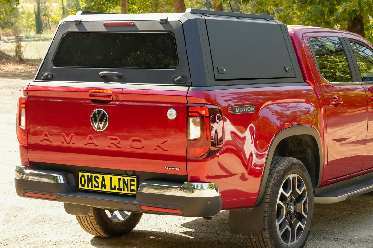 OMSA VW Amarok Omcap Glass Cabin Camp Stainless Steel 2022 and After ...
