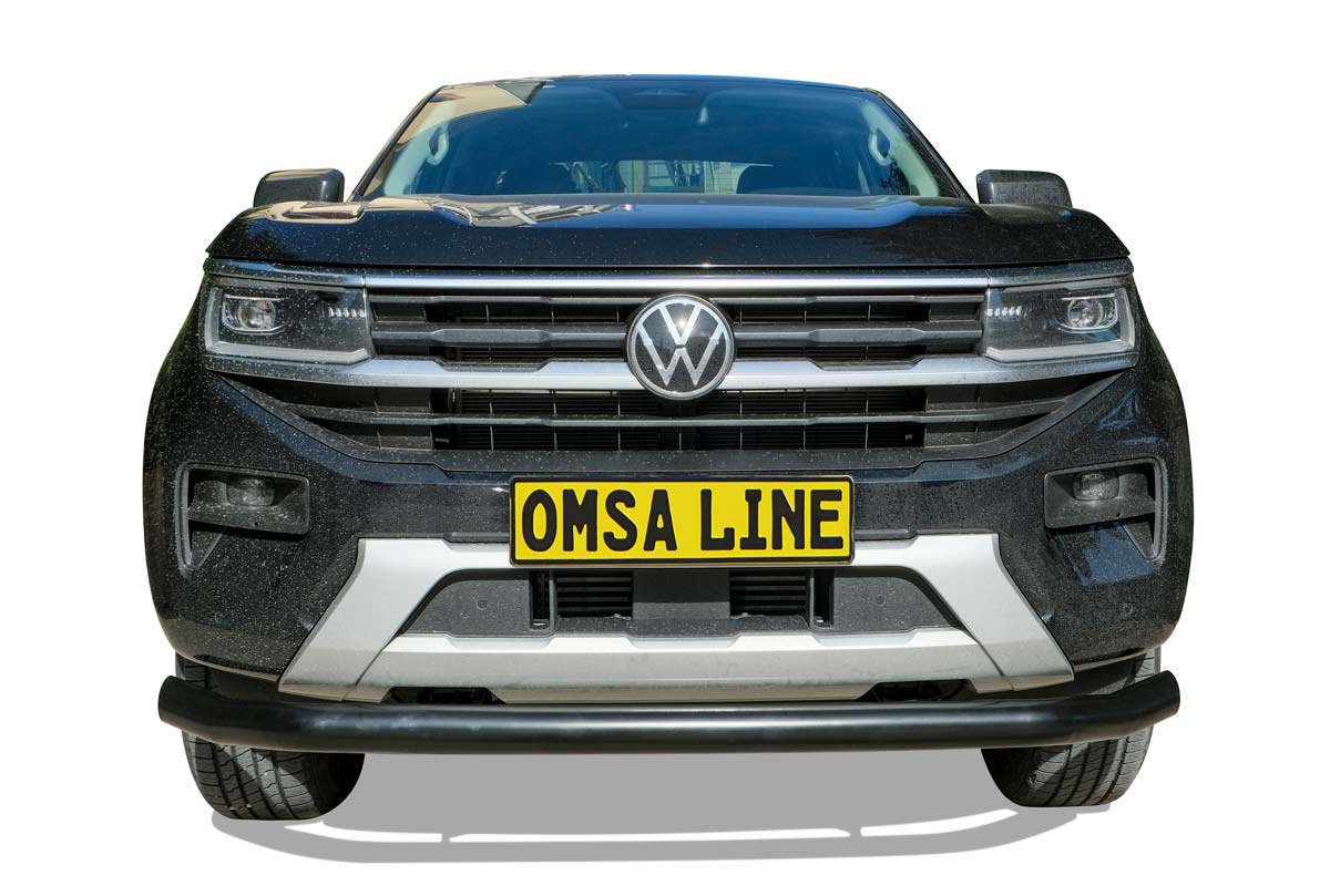 OMSA VW Amarok Texas Front Underbody Protection Diameter: 76 Black 2022 ...
