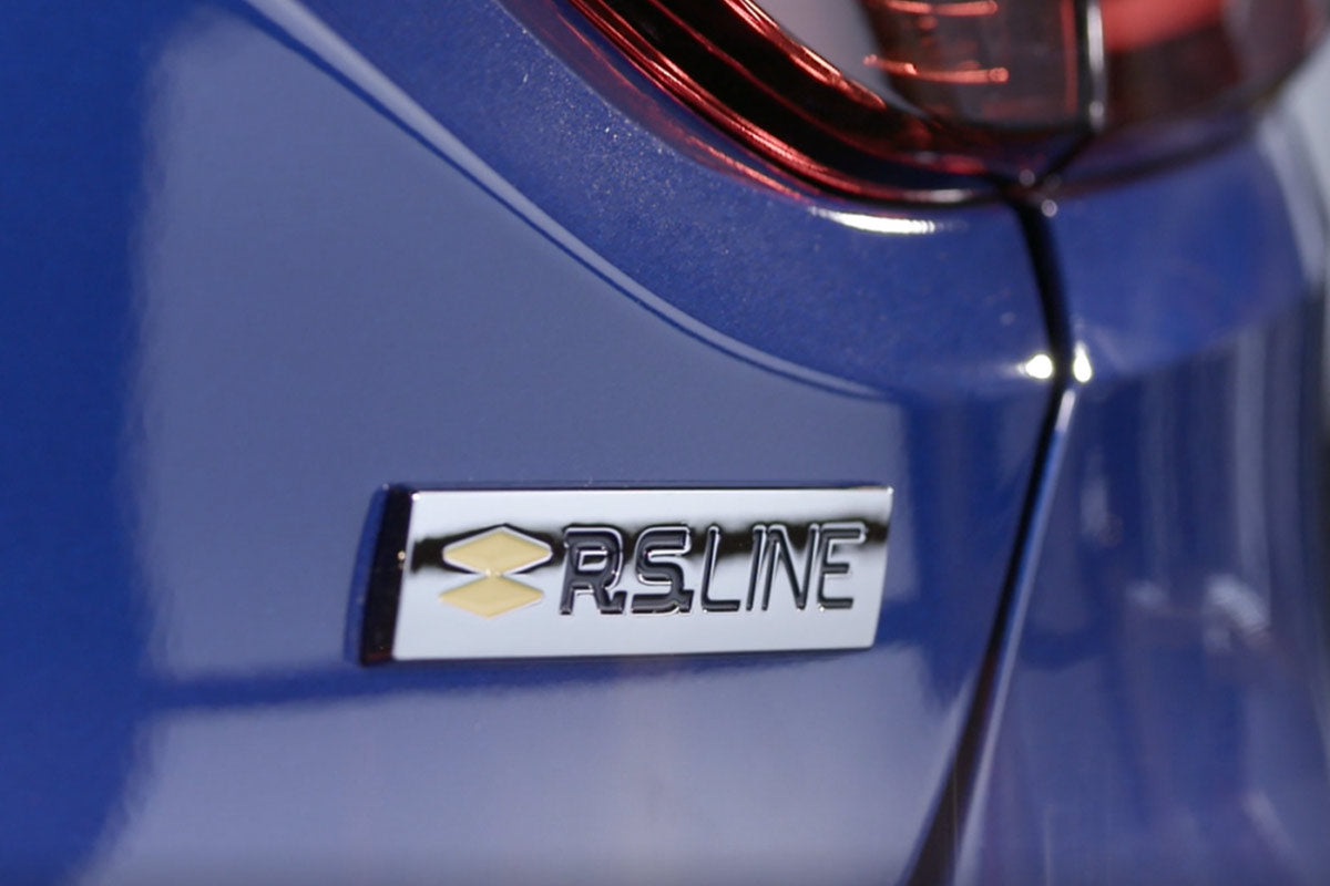 Renault Clio 5 RS-Line Chrome Trunk Lid Logo ABS 2019 and After - Omsa Line