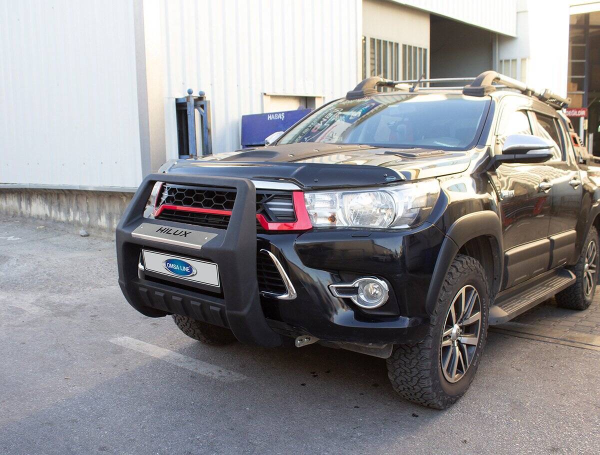 OMSA Toyota Hilux Jaguar Front Protection 2015-2020 - Omsa Line